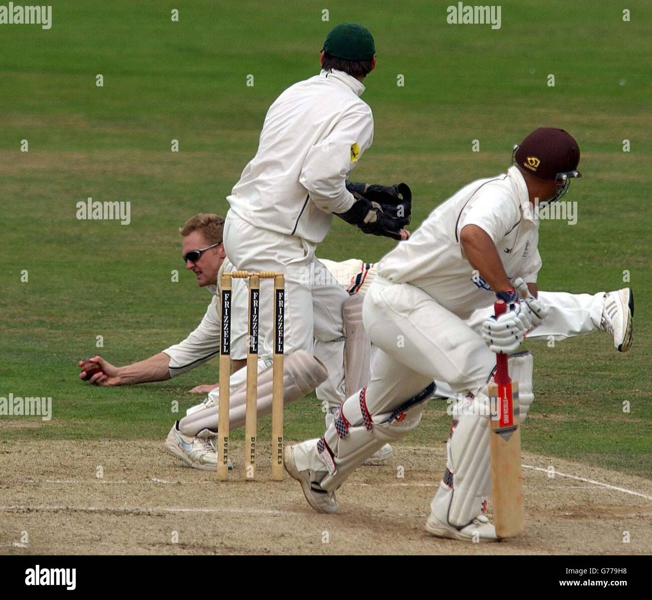 Surrey V Leicestershire Stock Photo Alamy