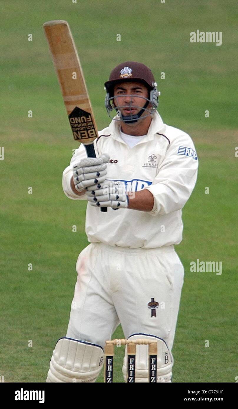 Surrey V Leicestershire Stock Photo Alamy
