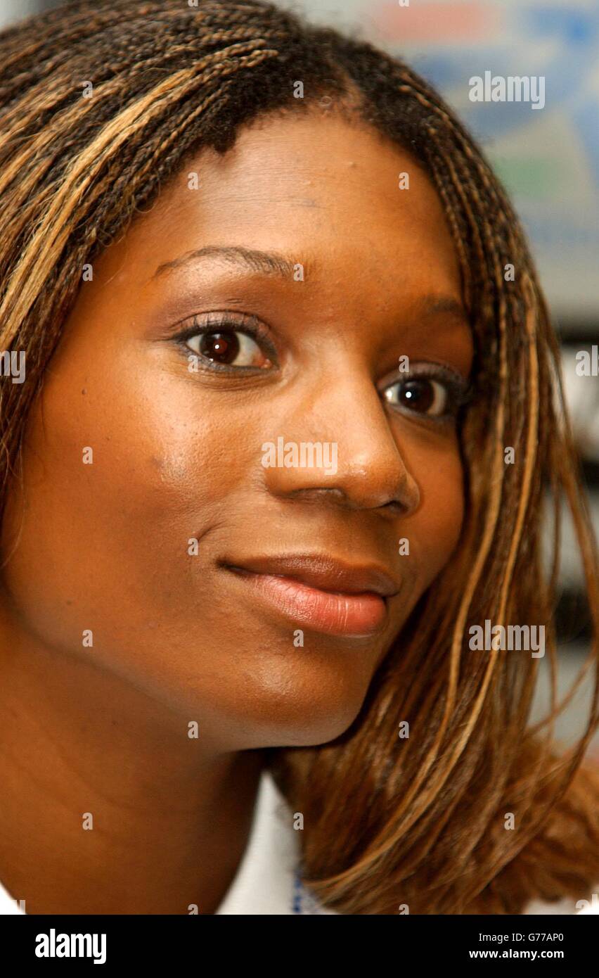 Ashia Hansen Indoor Championships Stock Photo - Alamy