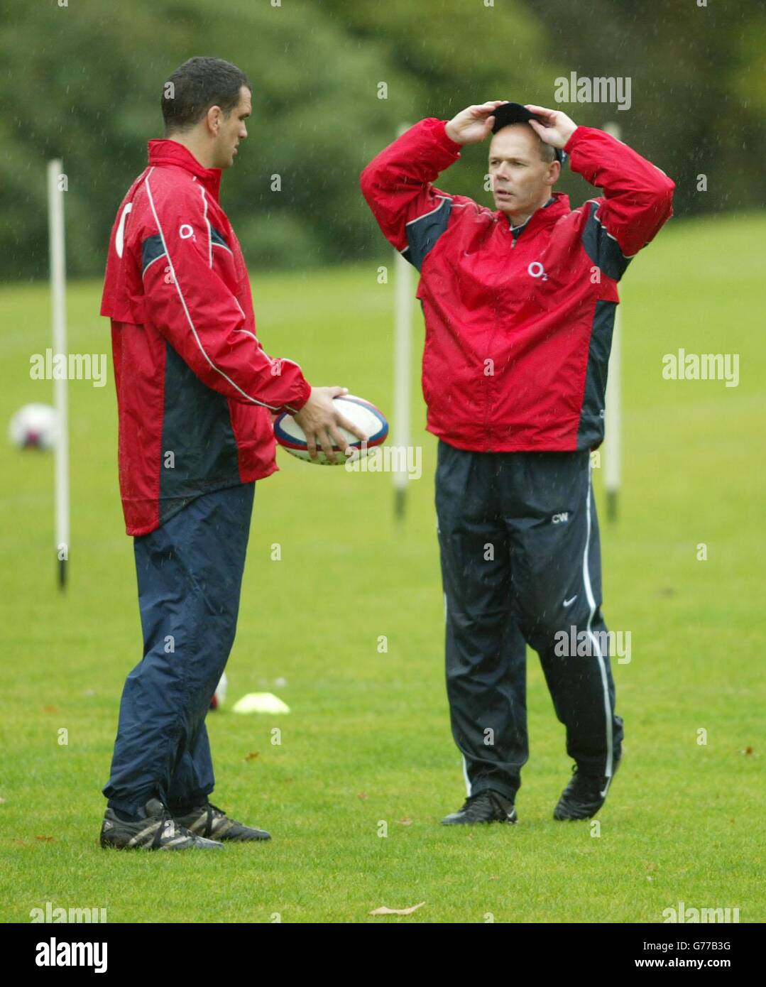England Rugby Union Training Session Stock Photo - Alamy