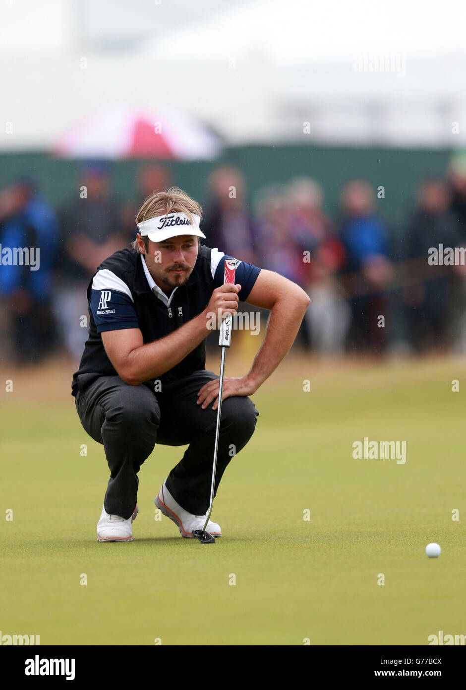 France's Victor Dubuisson during day three of the 2014 Open ...