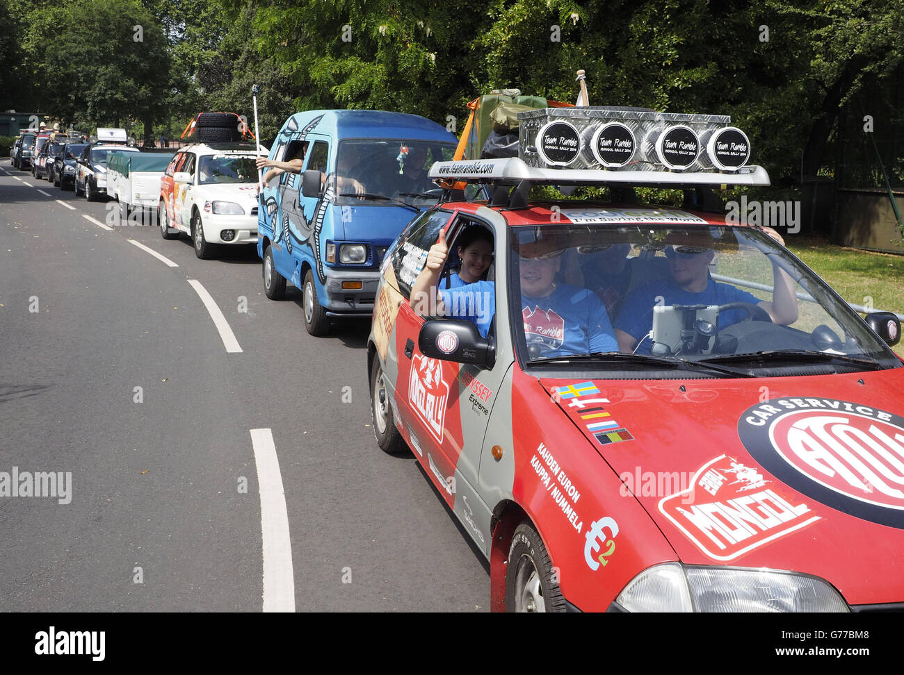 Mongol rally hi-res stock photography and images - Alamy