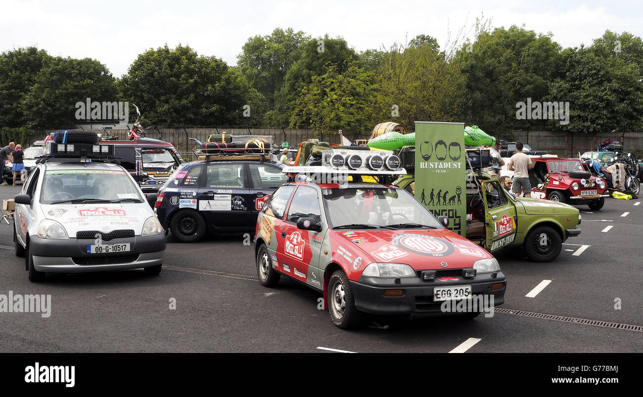 Mongol Rally 2014 Stock Photo - Alamy