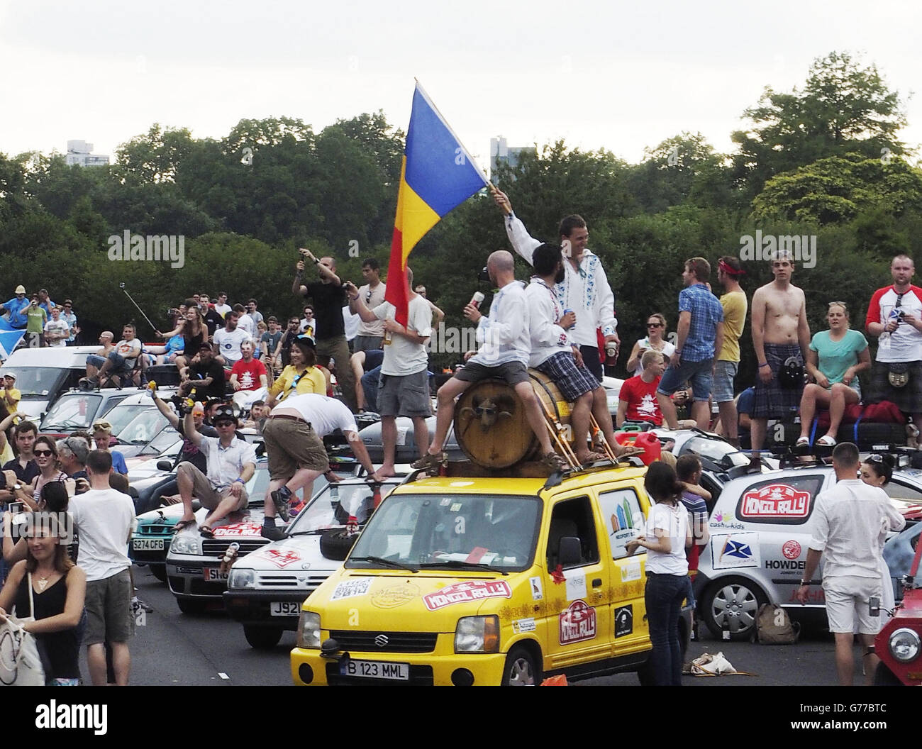 Mongol Rally 2014 Stock Photo - Alamy
