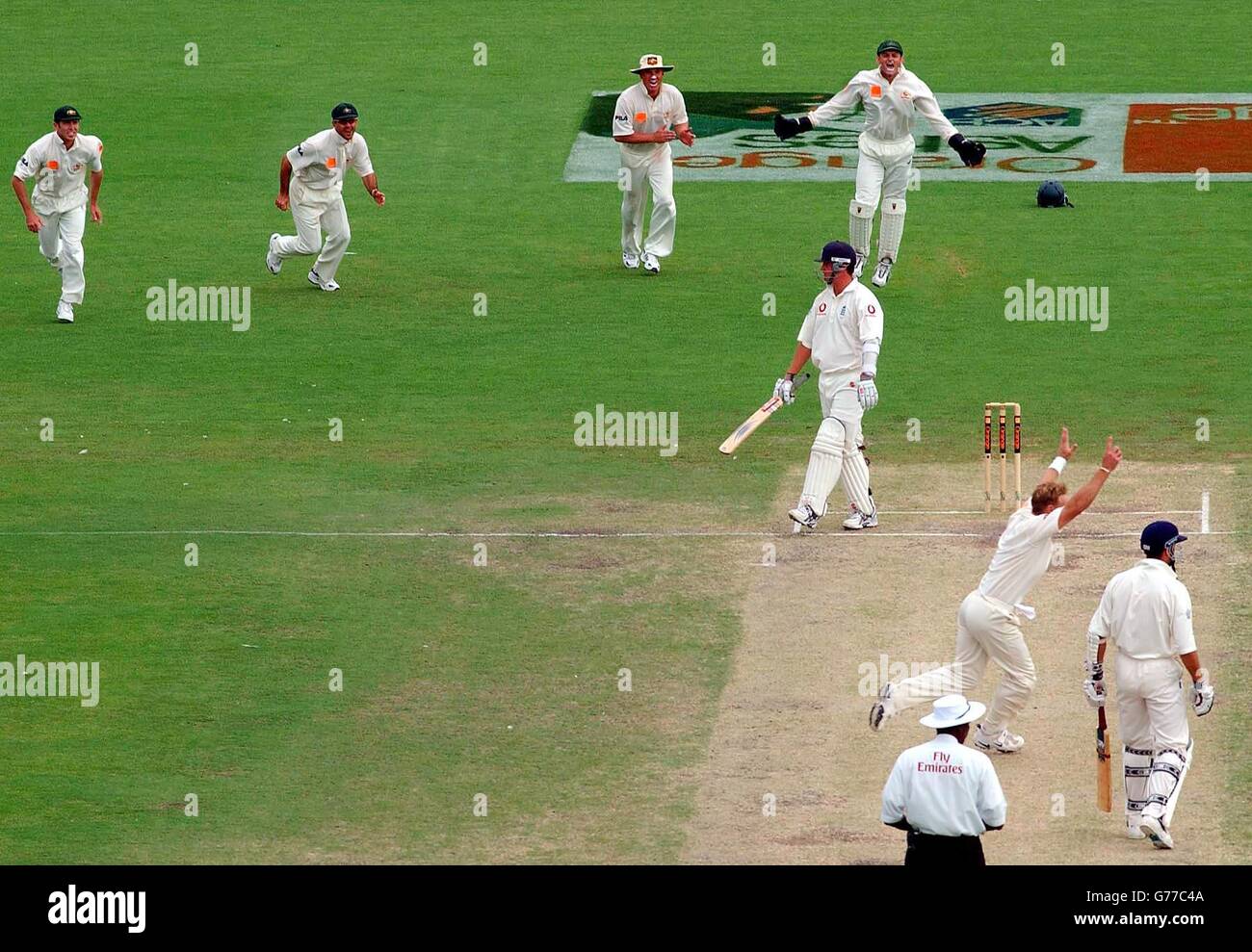 EDITORIAL USE ONLY: No commercial use : England's Robert Key is ...