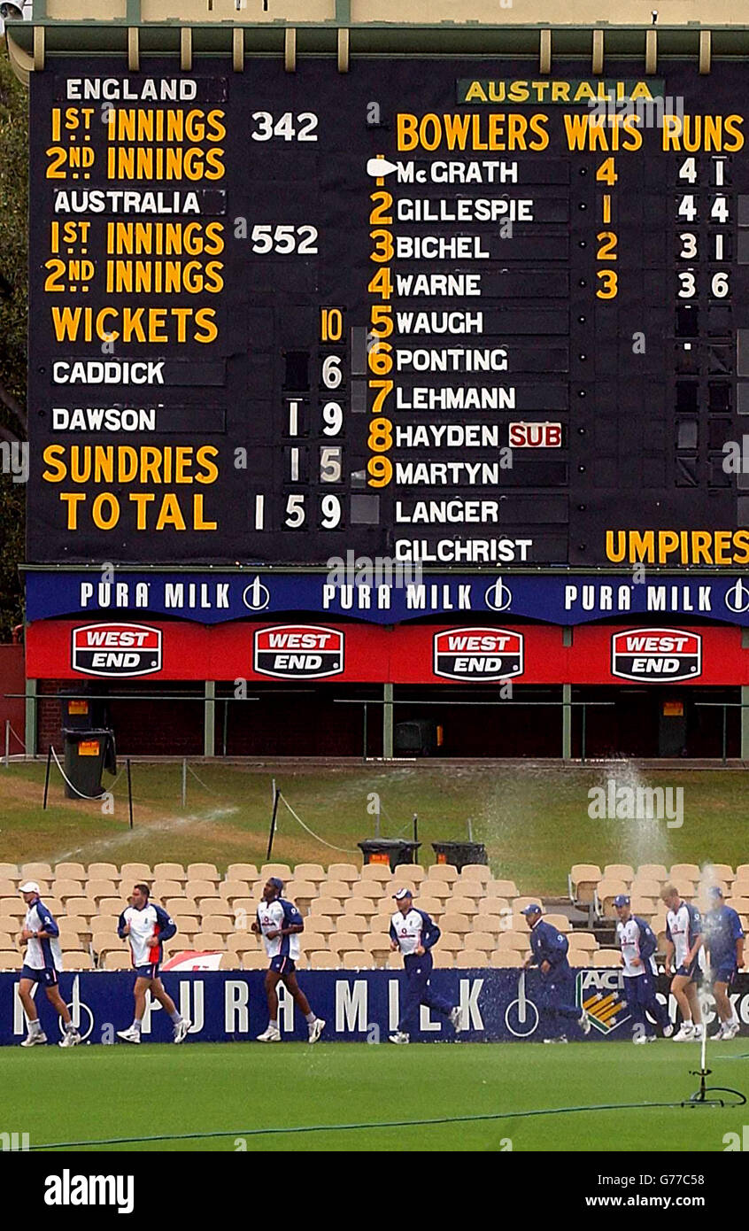The scoreboard at the adelaide oval hi-res stock photography and images ...
