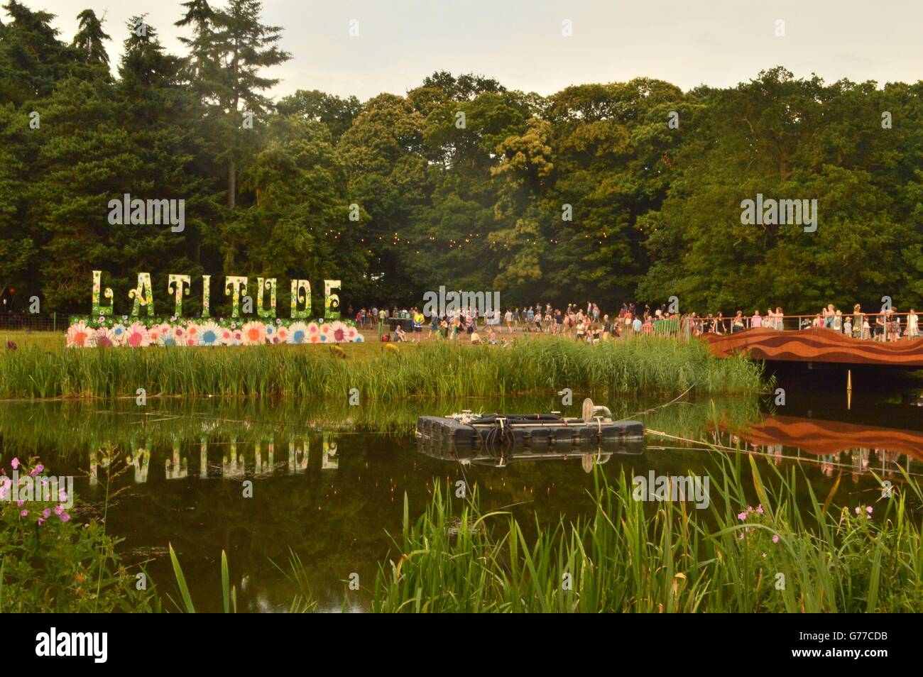 Dusk latitude festival henham park in suffolk hi-res stock photography ...