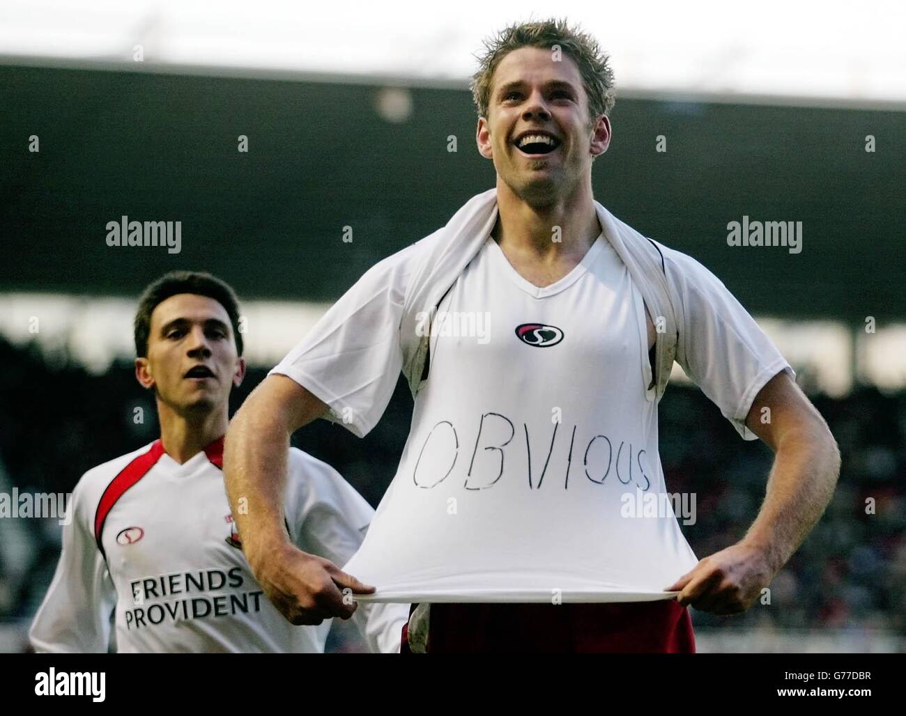 Opening goal against middlesbrough during hi-res stock photography and ...