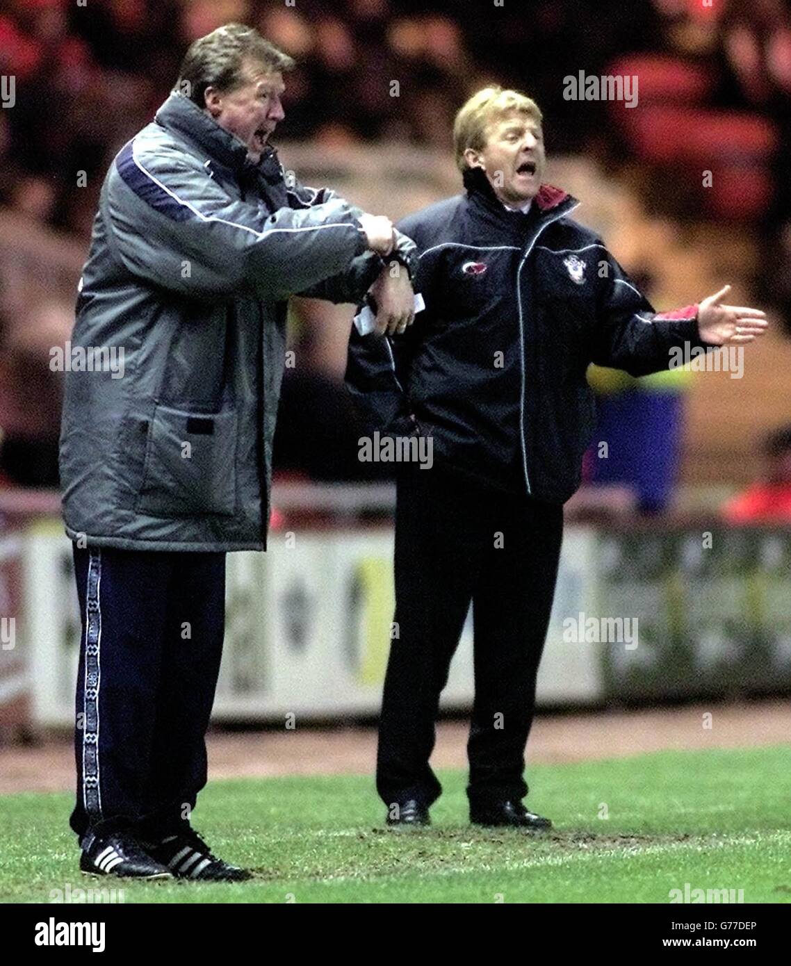 Action sport football gordon strachan steve mcclaren hi-res stock ...