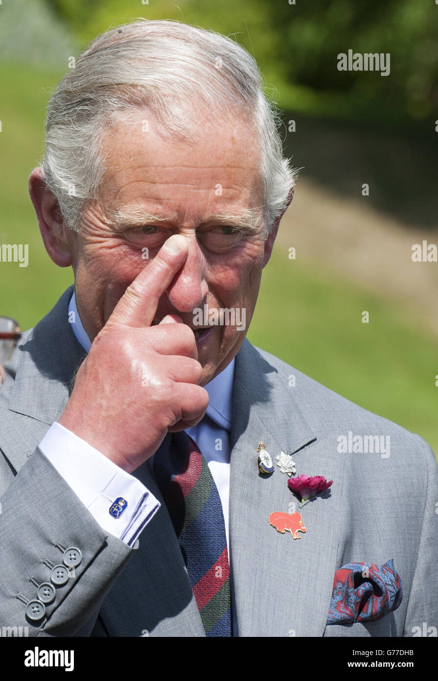 The Prince of Wales at a reception for the Scottish Wildlife Trust's ...