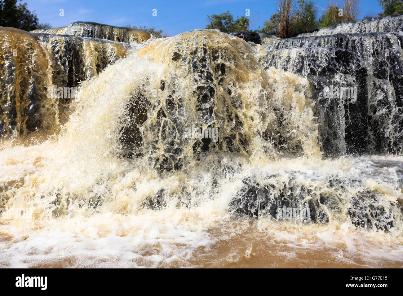 Karfiguela falls in Banfora, Cascades region , Burkina Faso Stock Photo ...
