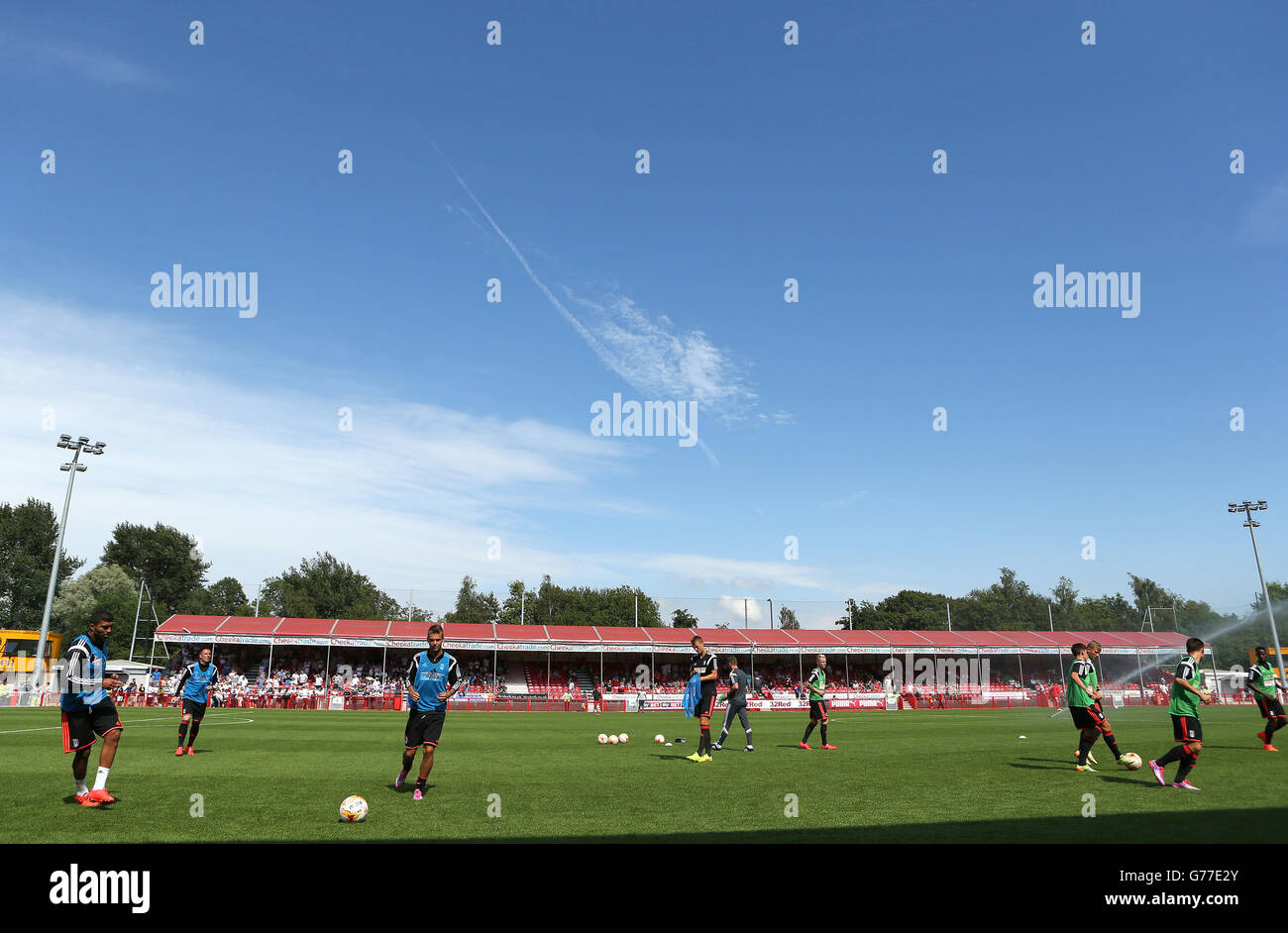 General view of broadfield stadium during the match hi-res stock ...