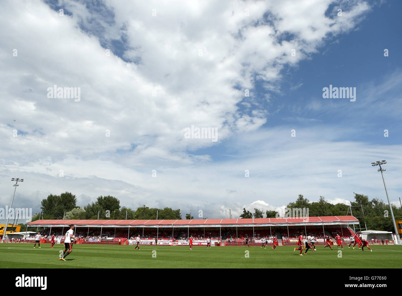 General view of broadfield stadium during the match hi-res stock ...