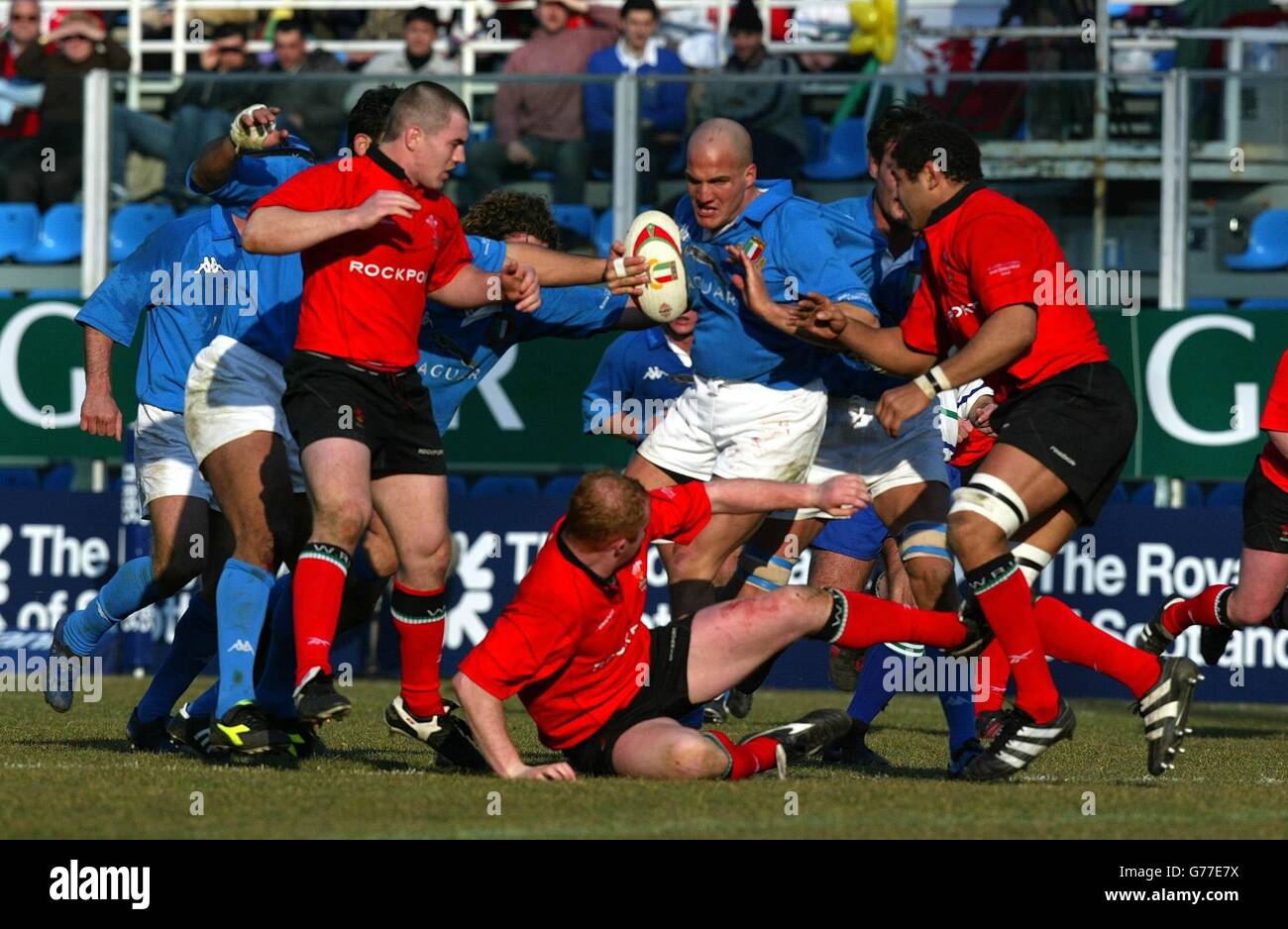 RBS 6 Nations Italy v Wales Stock Photo - Alamy