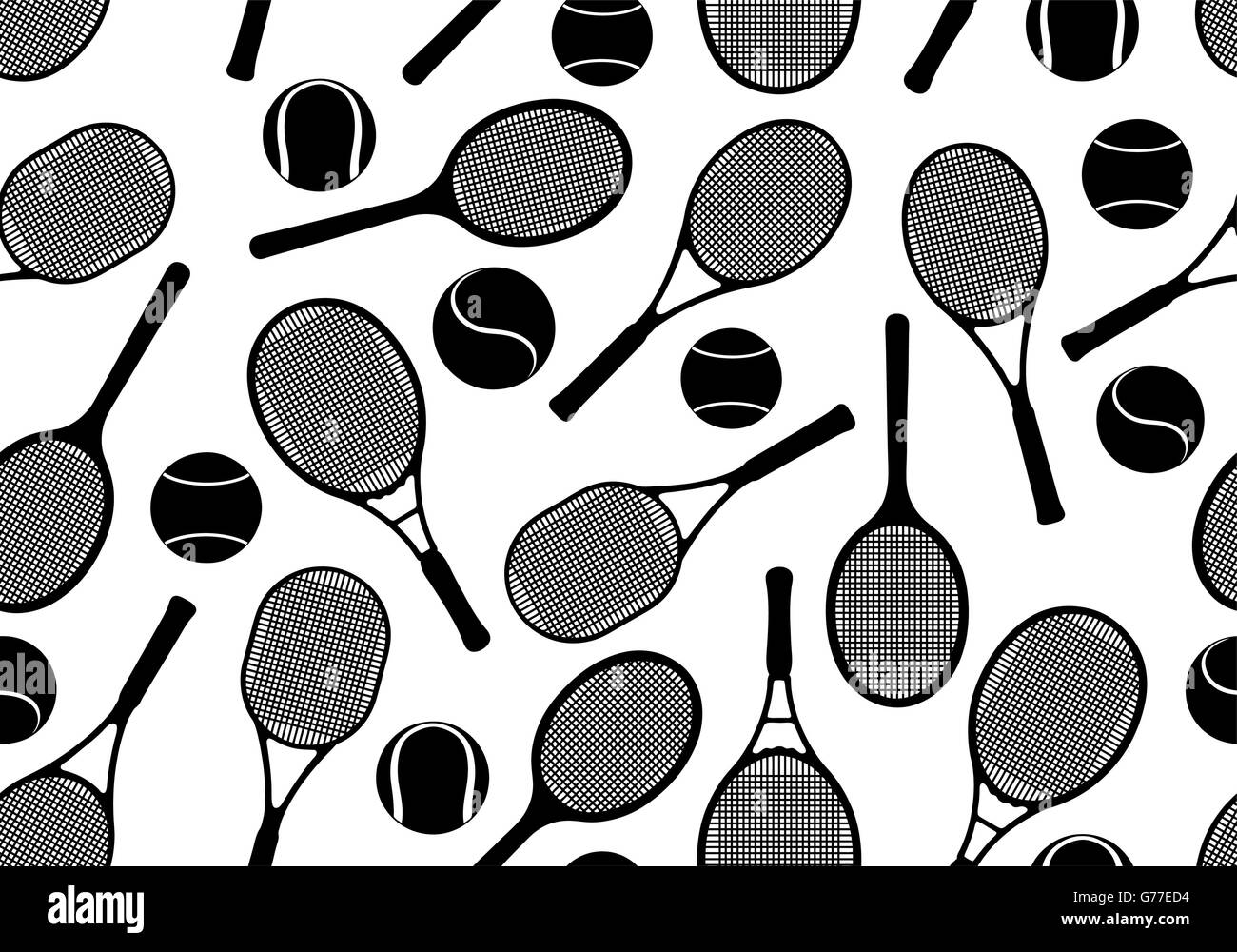 Tennis rackets seamless background Stock Vector Image & Art - Alamy