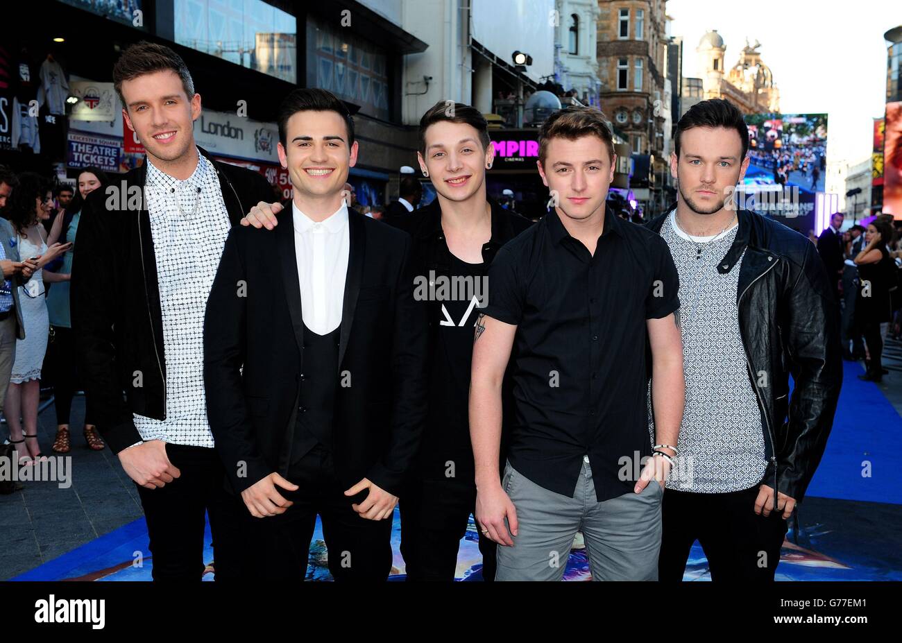 Guardians of the Galaxy Premiere - London. Collabro attending the ...