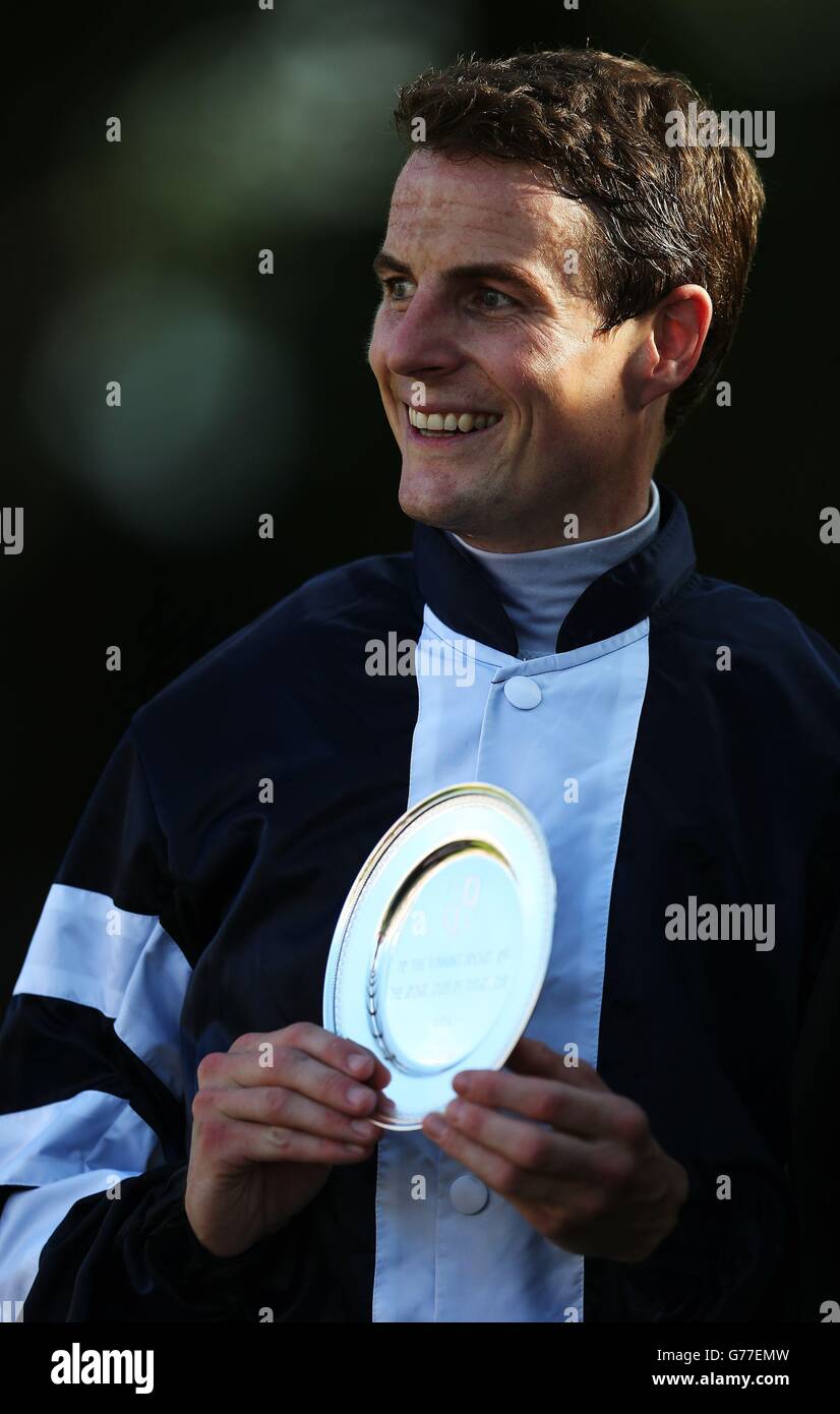 Jockey Fran Berry in the parade ring after winning the Jockey Club Of ...