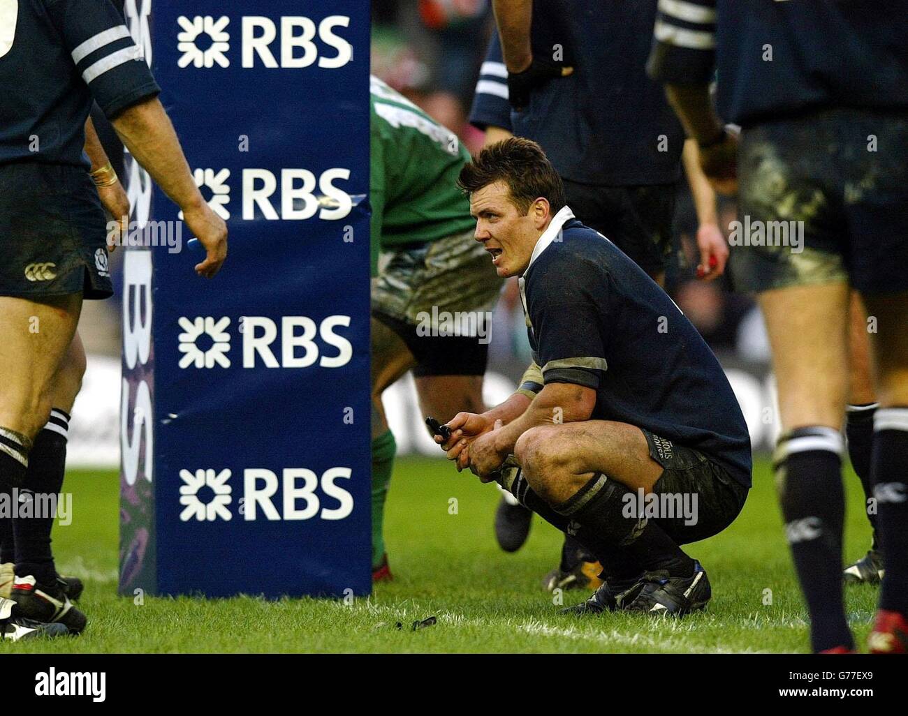 Rugby union action rbs six nations exhausted branding andy craig hi-res ...