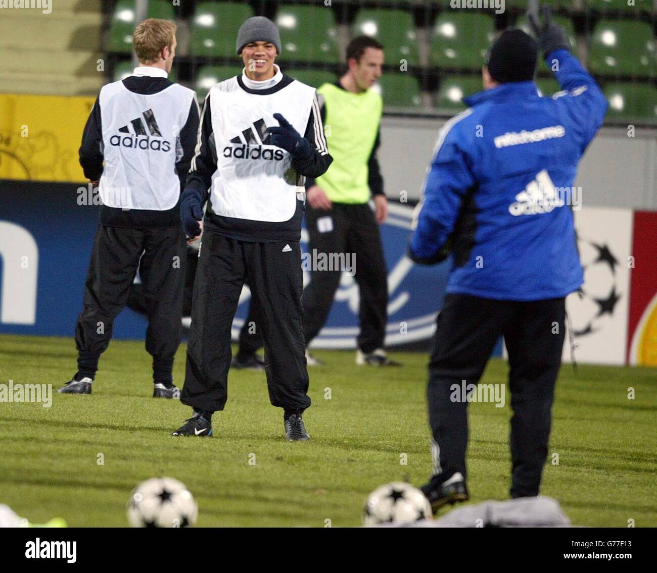 Newcastle Team Training Stock Photo - Alamy