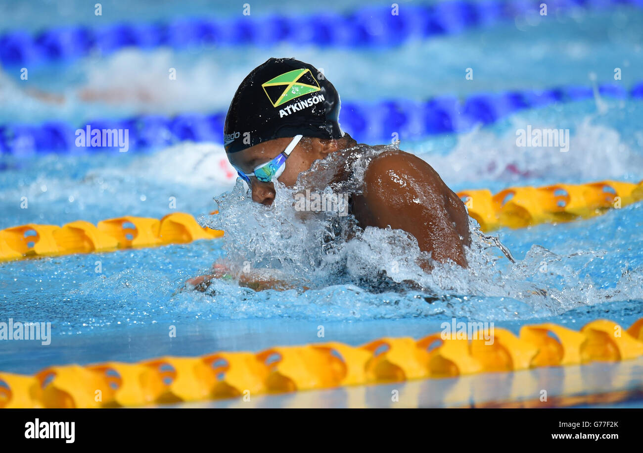 Jamaica's Alia Atkinson during the Women's 50m Breaststroke Semi-Final ...