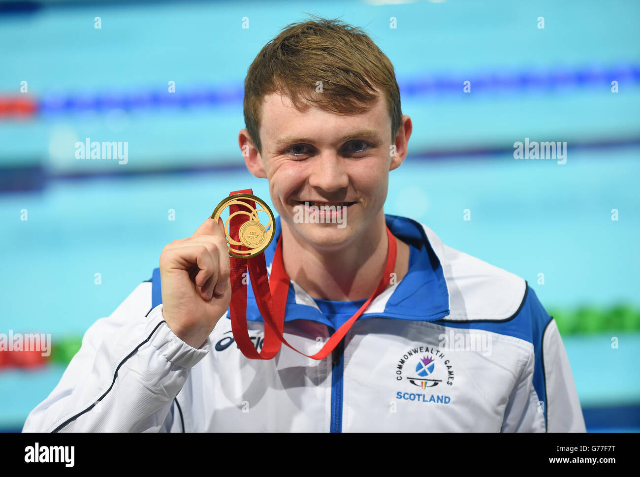 Scotland's gold medalist Ross Murdoch after the Men's 200m Breaststroke ...