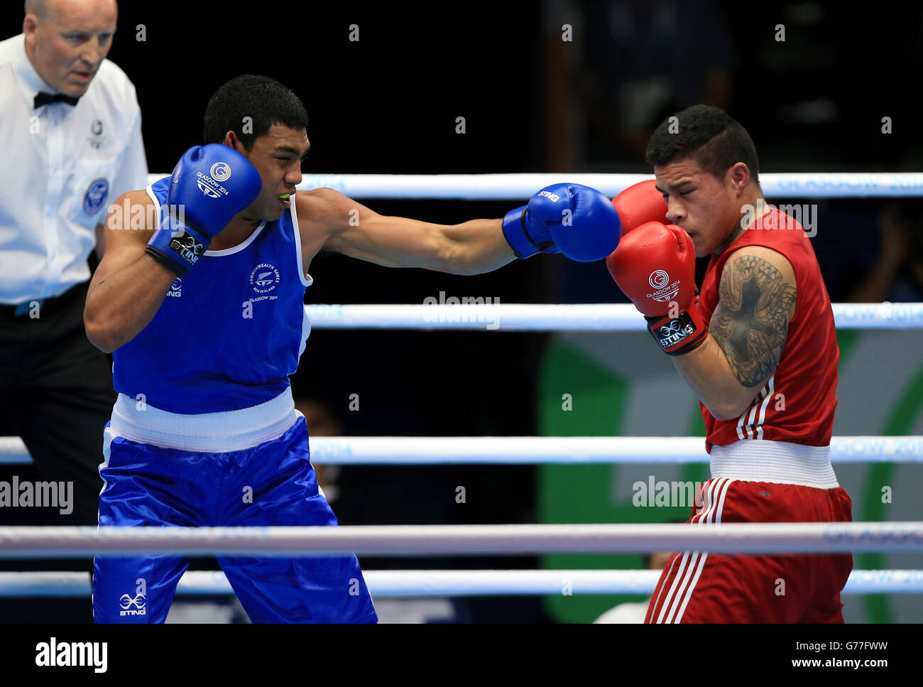 Sport - 2014 Commonwealth Games - Day Three. Tonga's Sosefo Falekaono ...