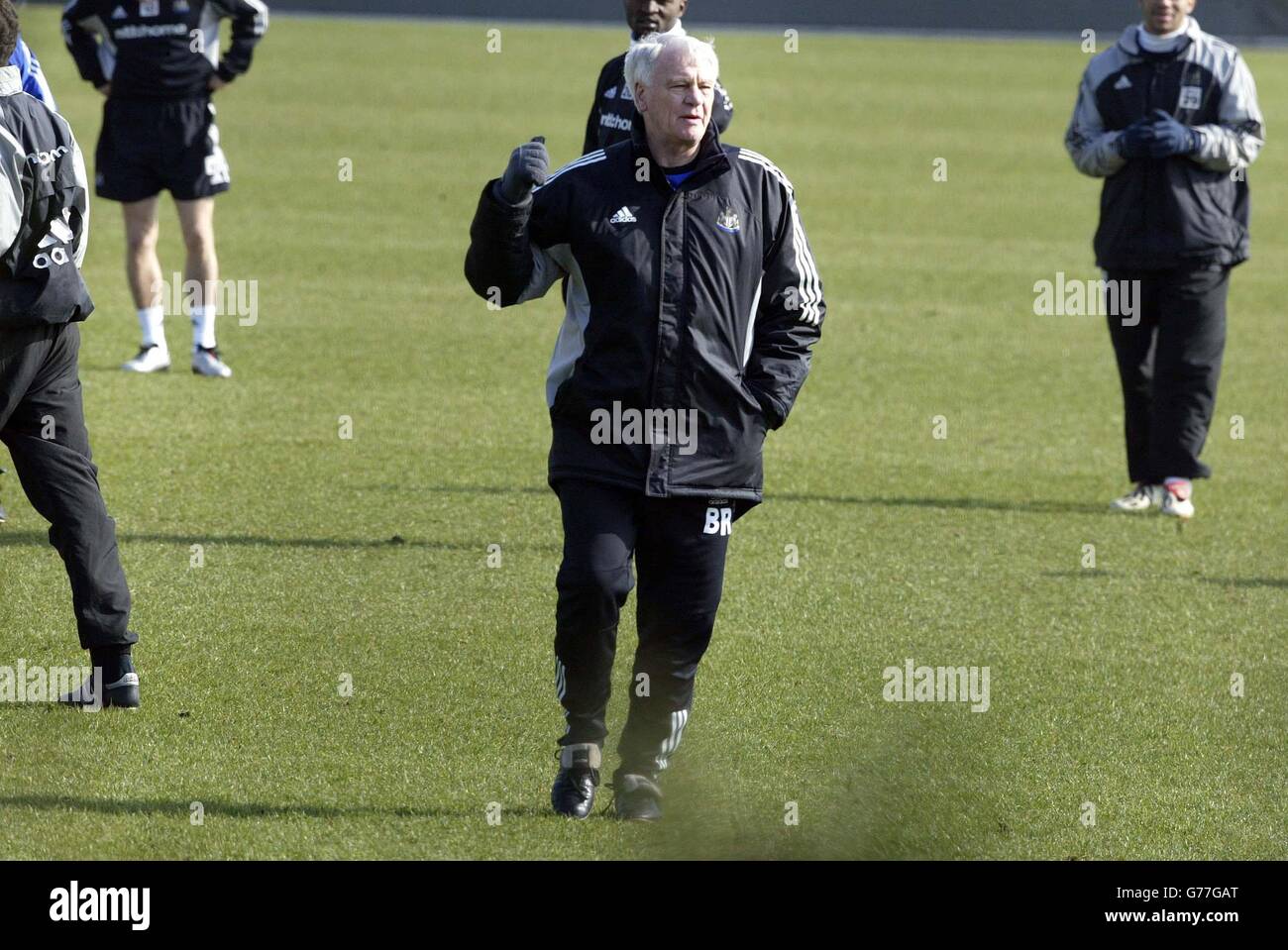 Newcastle training Robson Stock Photo - Alamy