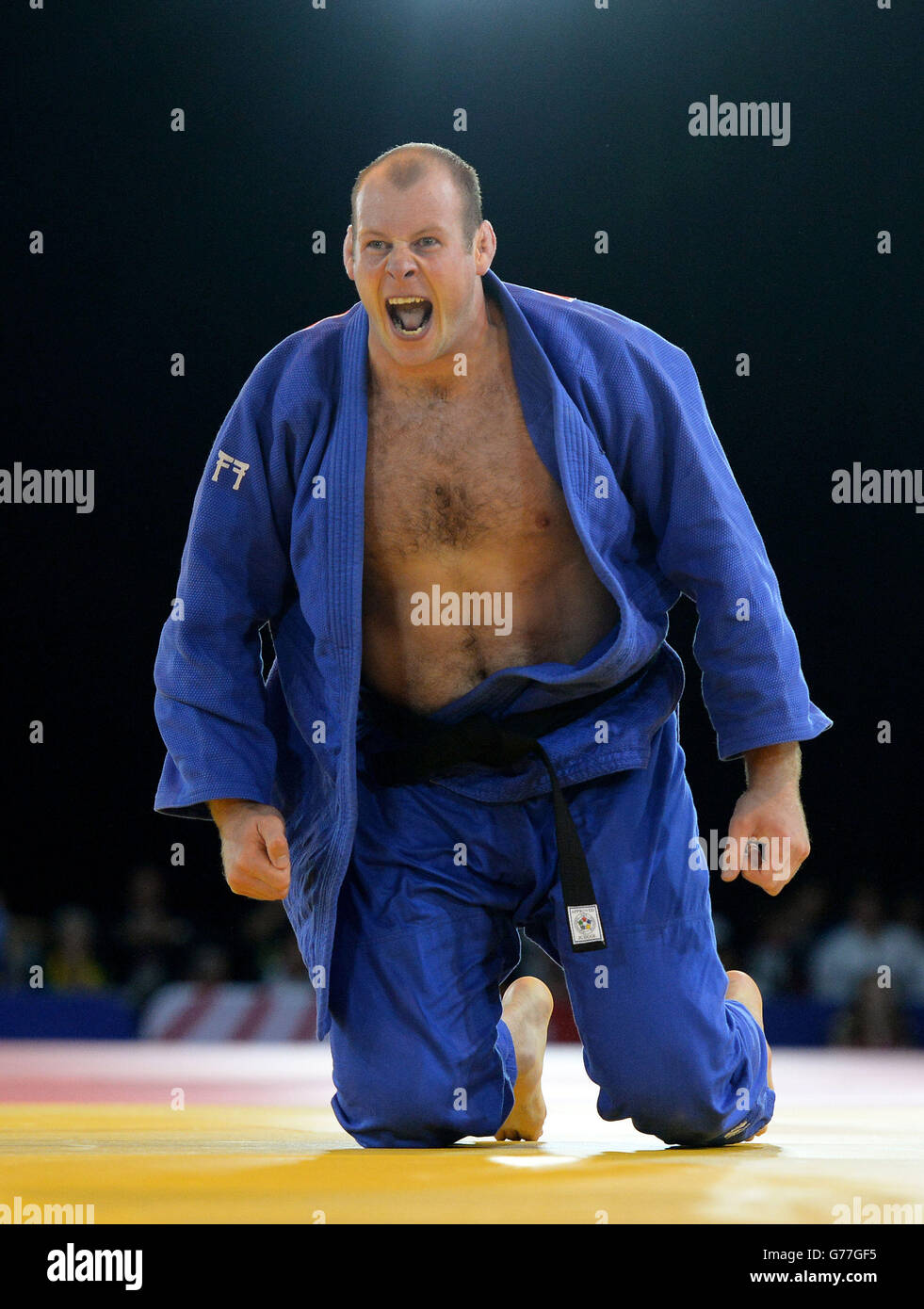 Scotland's Christopher Sherrington celebrates defeating South Africa's ...