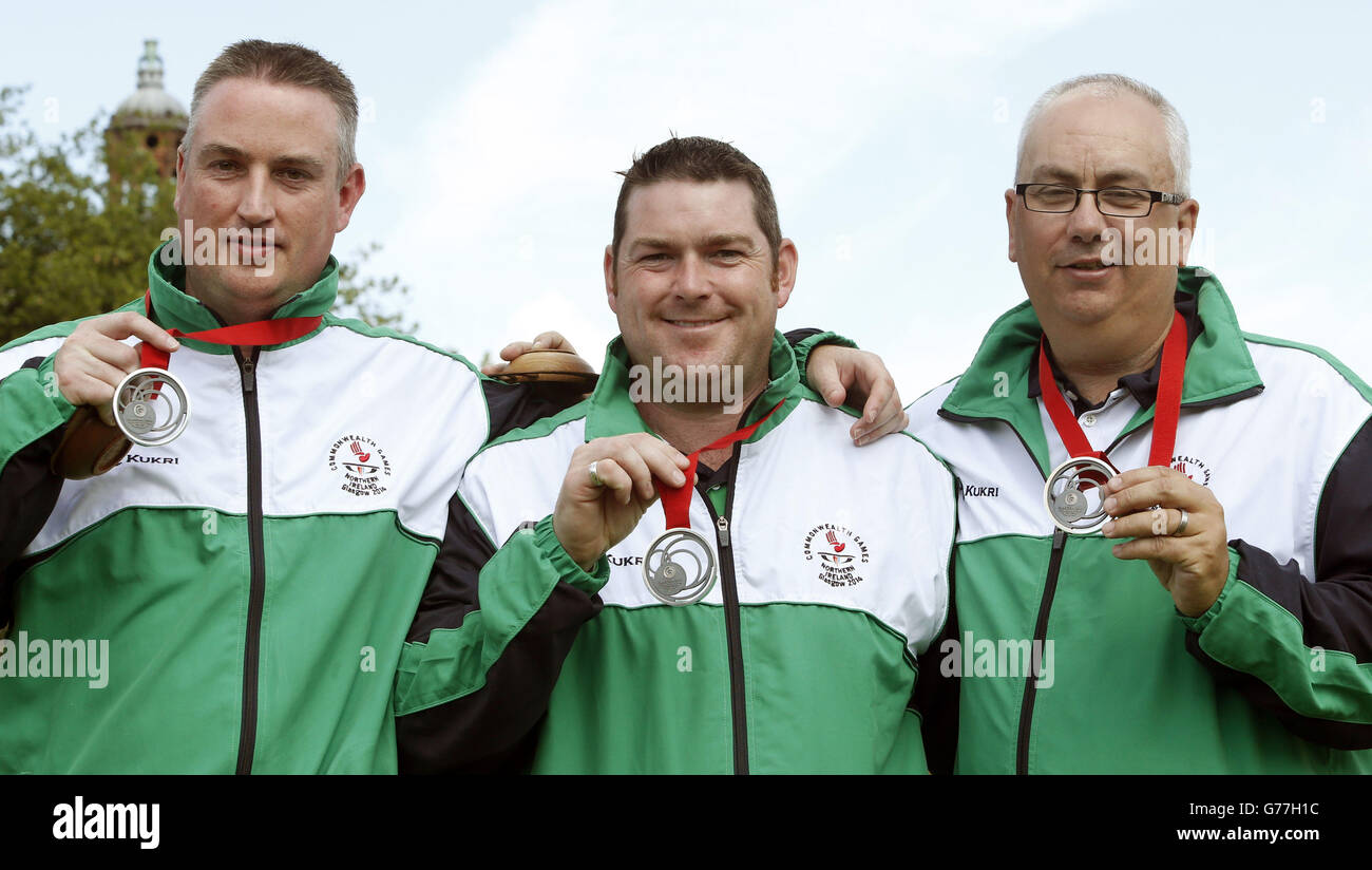 Norther Ireland's Paul Daly, Neil Mulholland and Neil Booth take silver ...