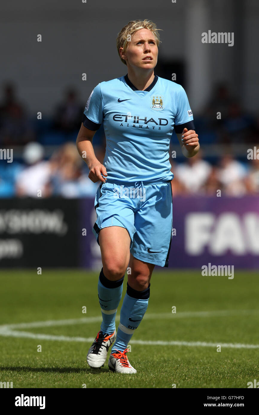 Soccer - FAWSL - Manchester City Women v Liverpool Ladies - Manchester Regional Arena Stock ...
