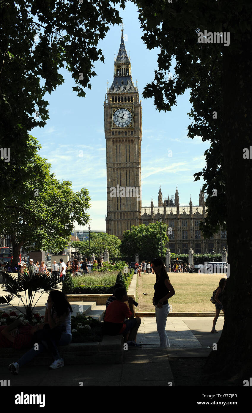 Queen Elizabeth Tower - stock Stock Photo - Alamy
