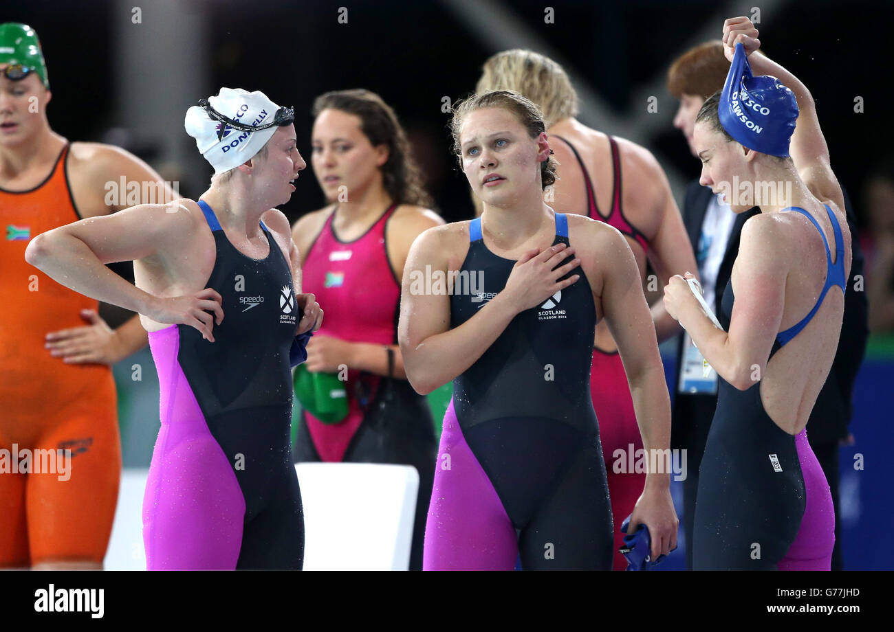 Katie armitage kathleen after the 100m medley relay final hi-res stock ...