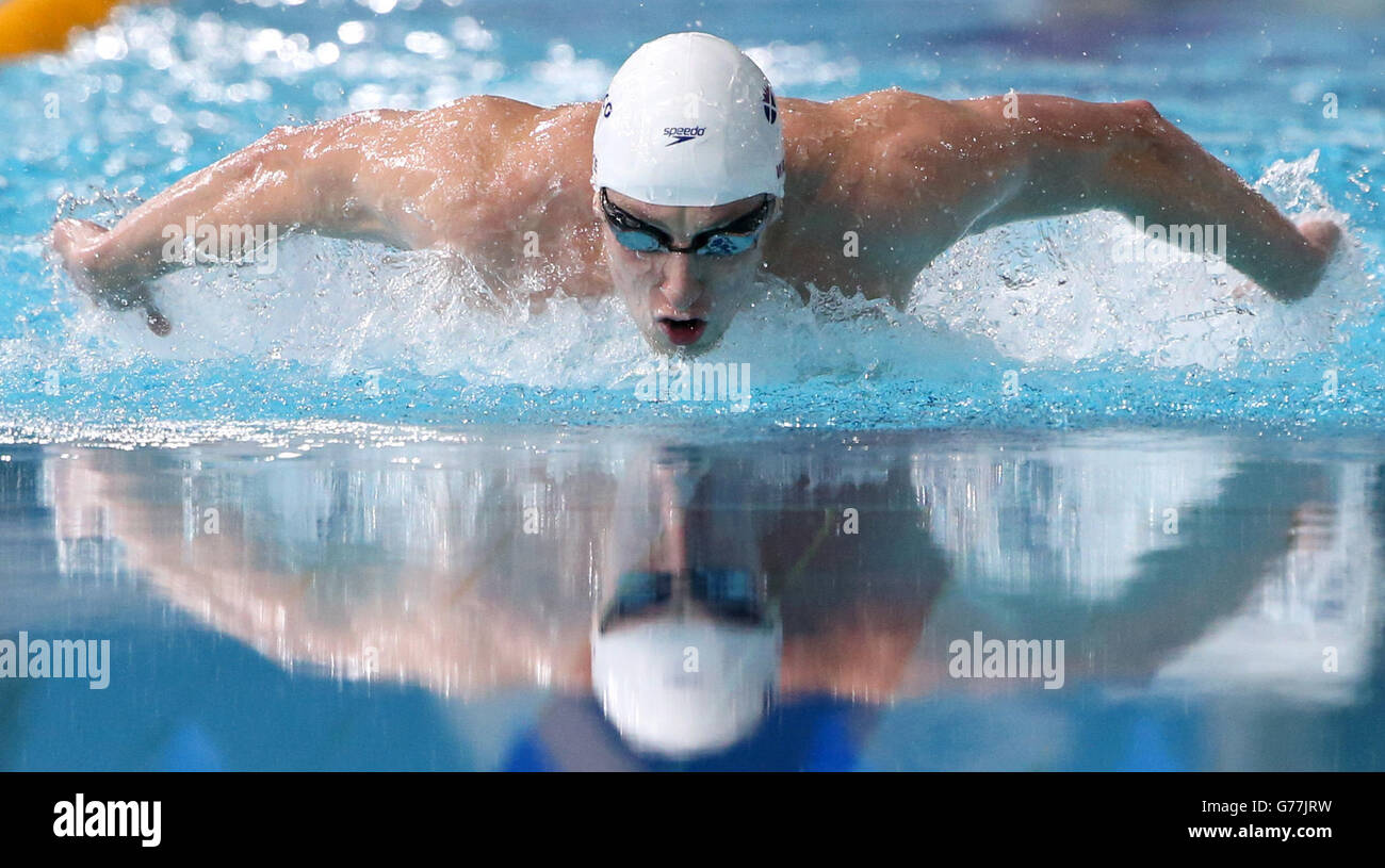 Scotland's Daniel Wallace during the Men's 200m Individual Medley Final ...