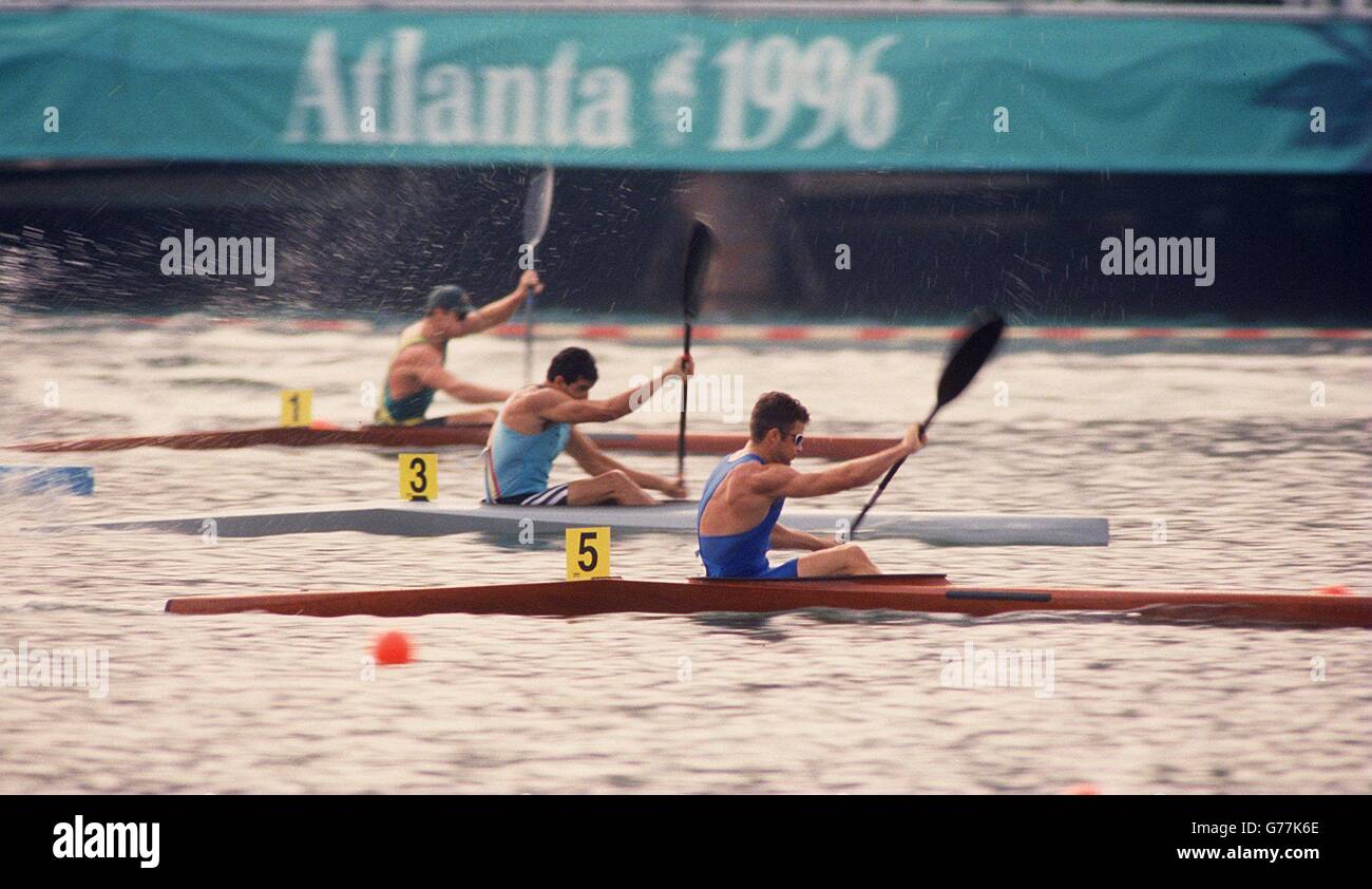 Atlanta Olympics - Canoeing Stock Photo - Alamy