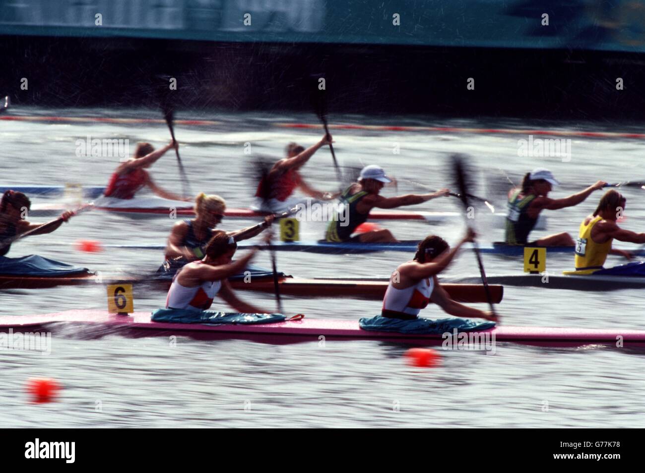 Atlanta Olympics - Canoeing Stock Photo - Alamy