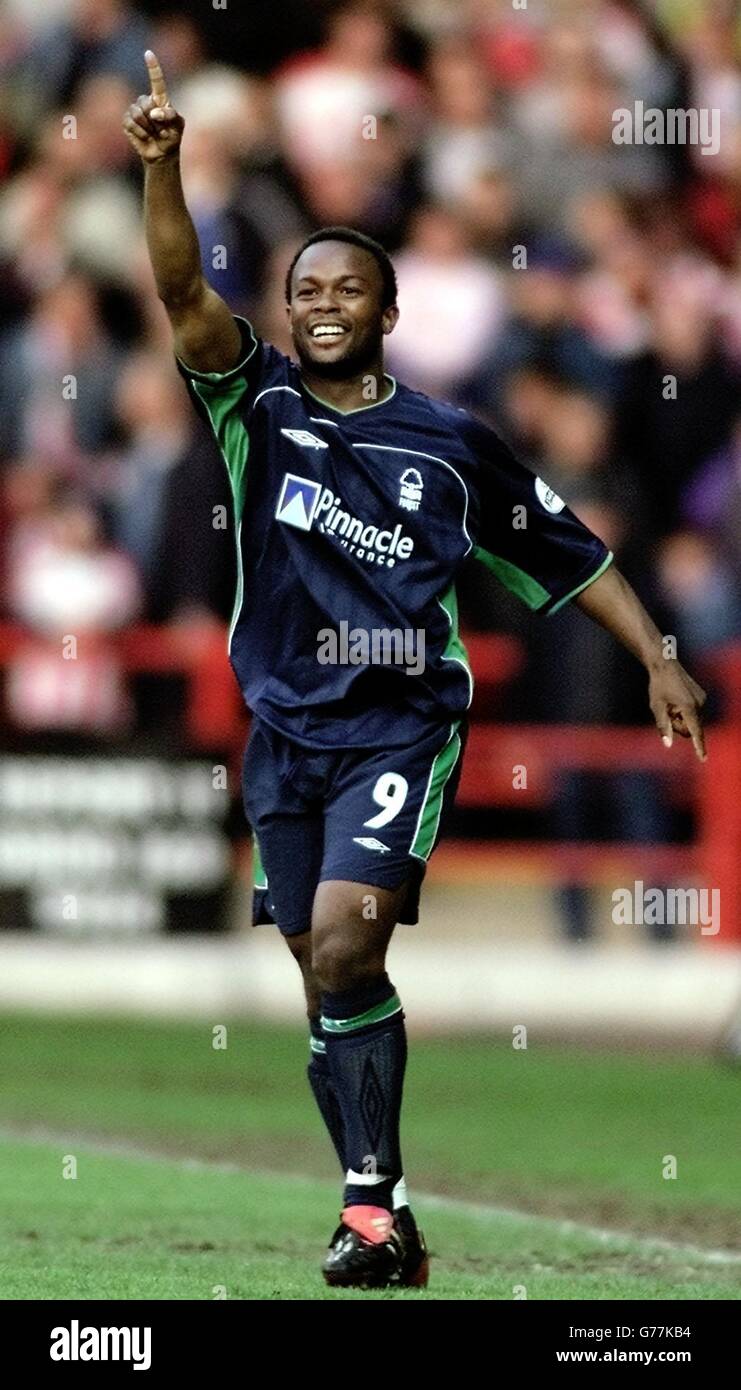 Nottingham Forest's David Johnson celebrates his opening goal against ...