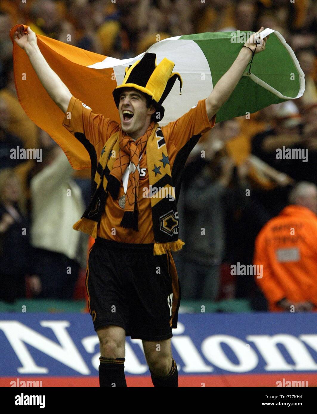 Celebrating promotion to division one hi-res stock photography and ...