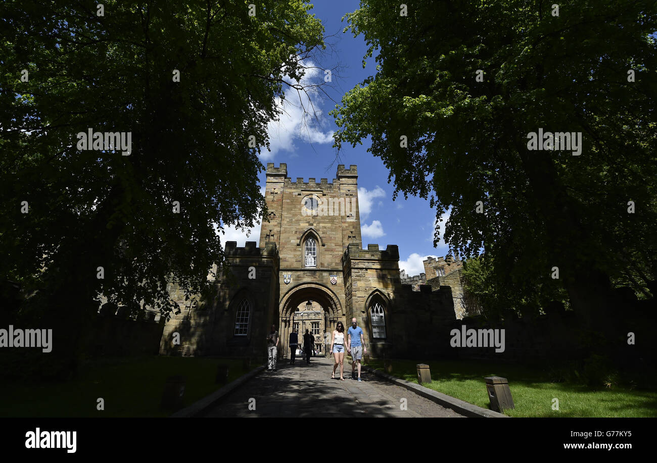 Durham Castle in Durham, County Durham Stock Photo - Alamy