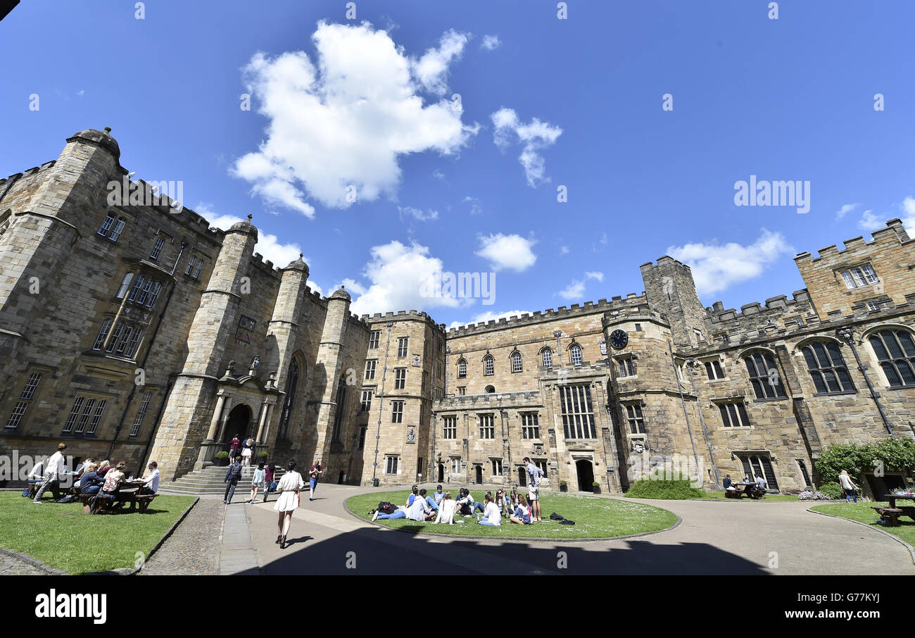 Durham Castle in Durham, County Durham Stock Photo - Alamy