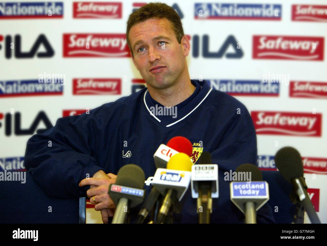 Lambert - Scotland Press Conference Stock Photo - Alamy