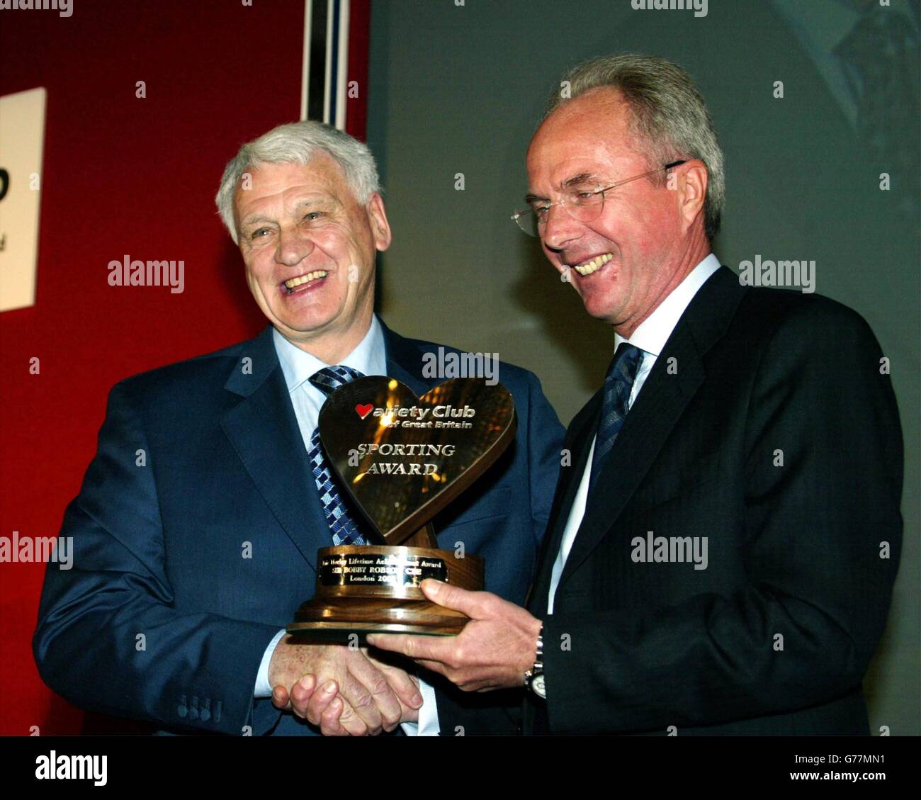 Eriksson & Robson Sporting Awards Stock Photo - Alamy