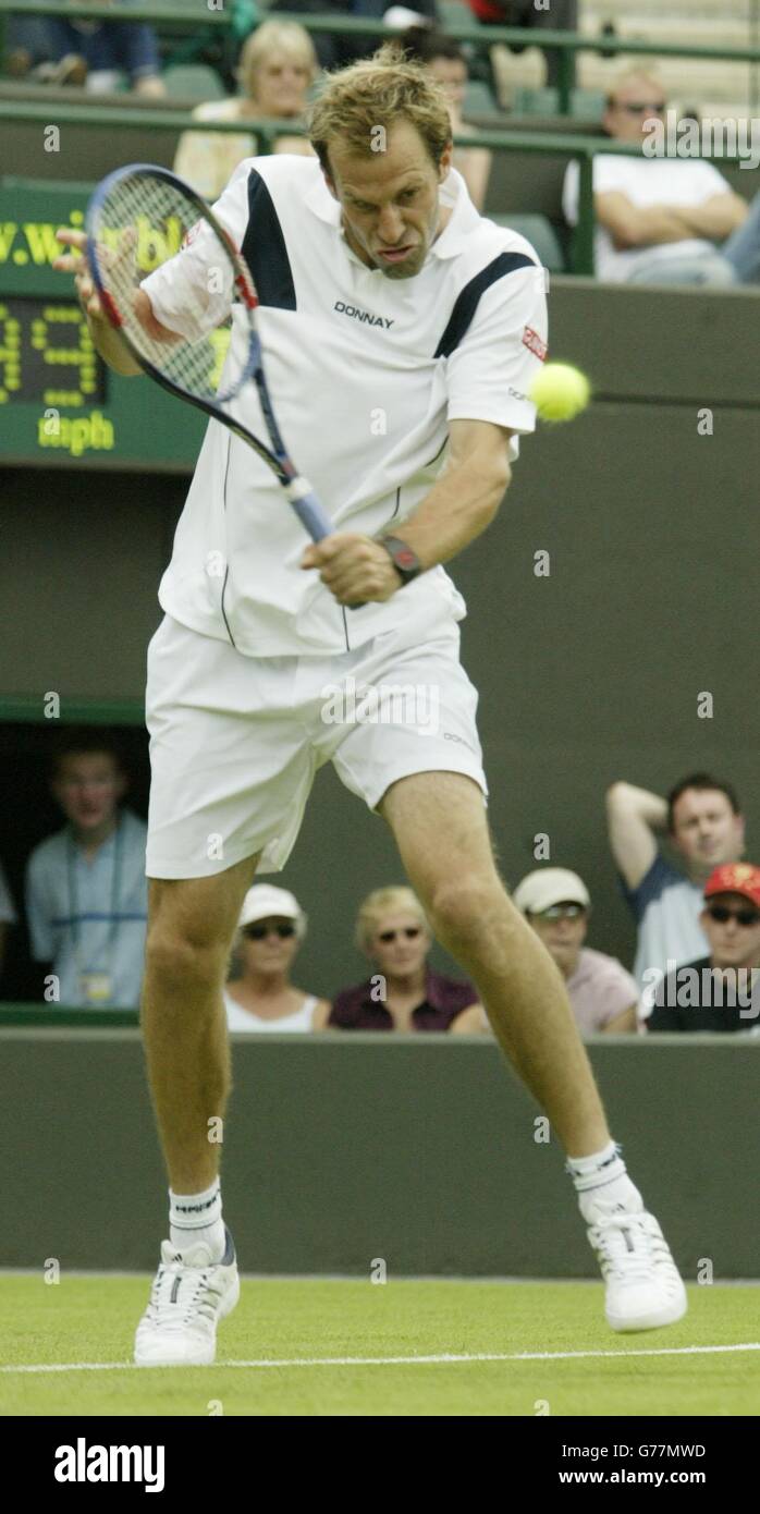 Greg Rusedski Wimbledon Stock Photo - Alamy