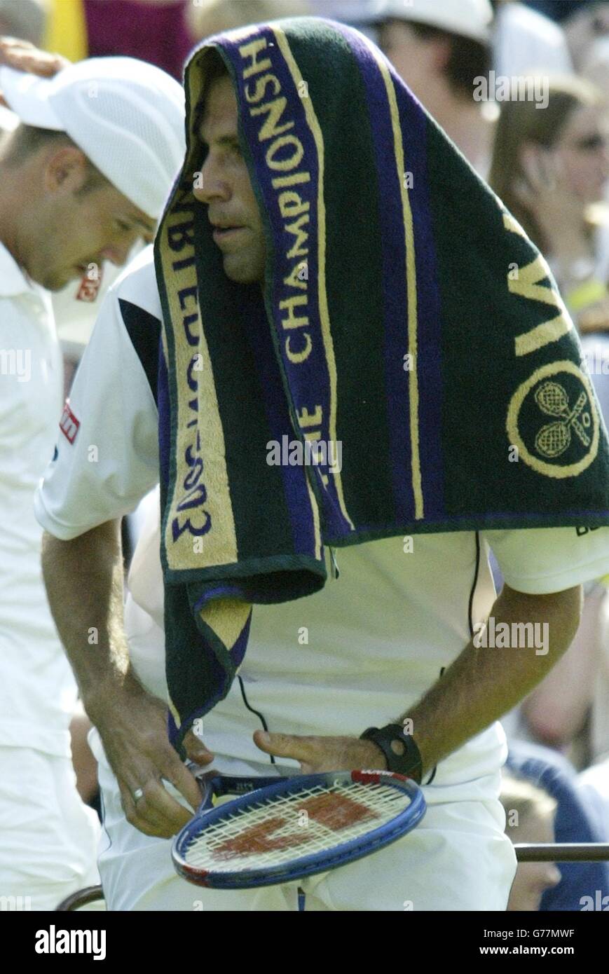 Greg Rusedski Wimbledon Stock Photo - Alamy