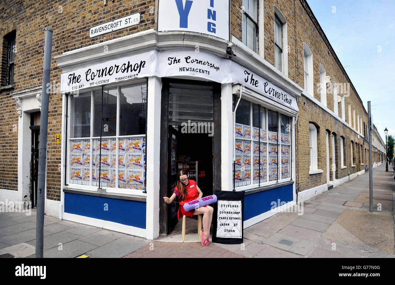 Handmade Felt Groceries Inside The Cornershop In Wellington Row High ...