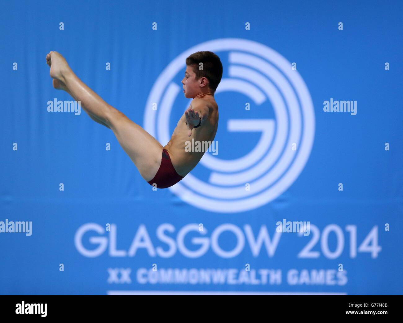 England's Matthew Dixon during the Diving Men's 10m Platform ...