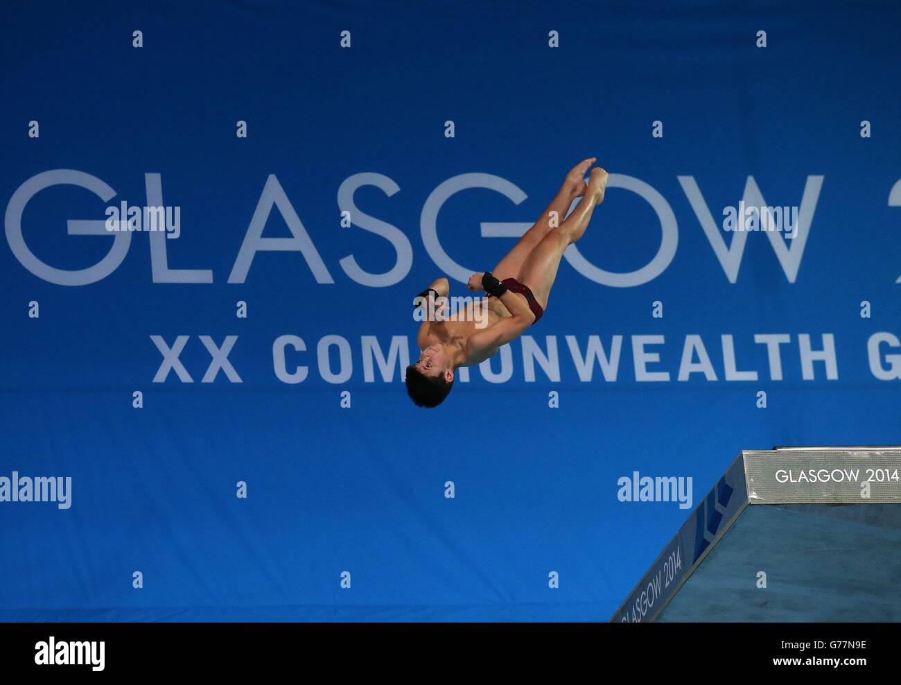 England's Matthew Dixon during the Diving Men's 10m Platform ...
