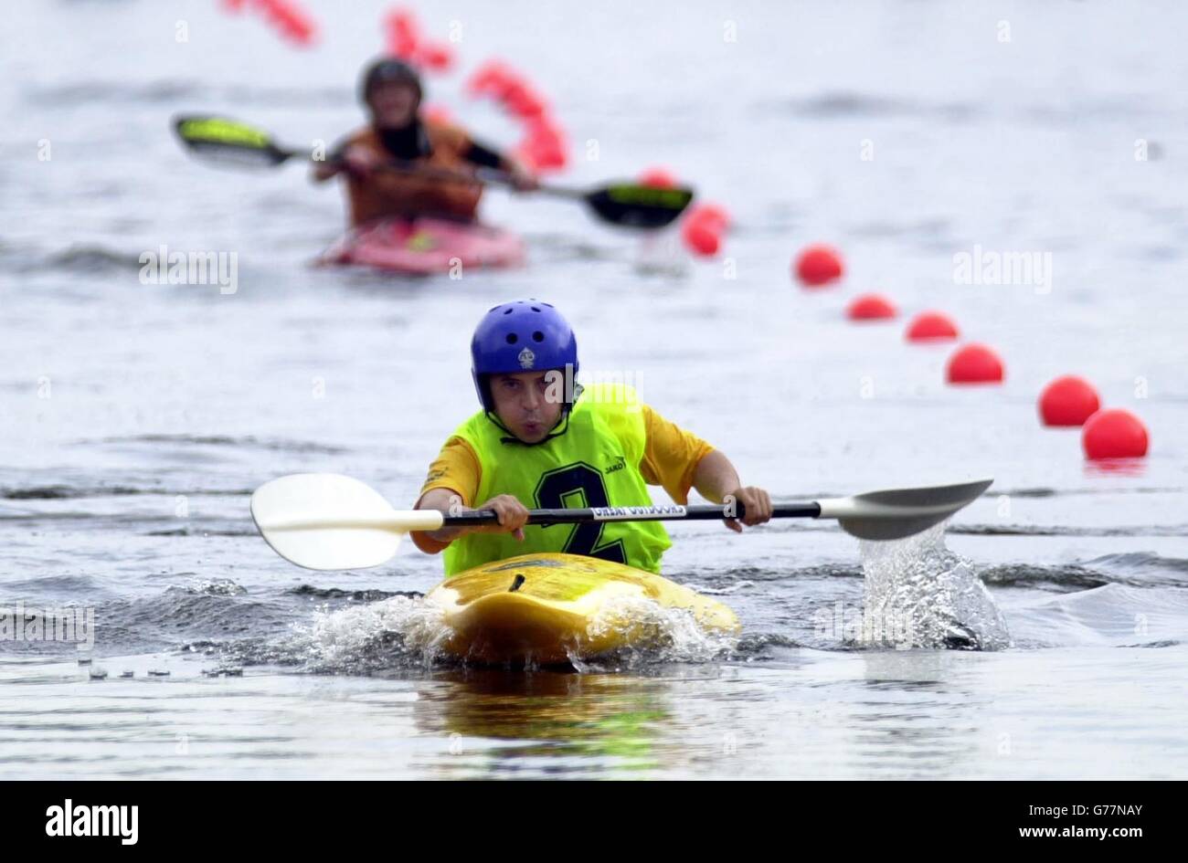 Dignam - kayaking Special Olynpics Stock Photo - Alamy