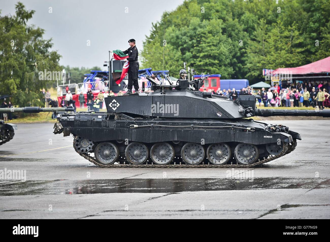 Royal Tank Regiment parade Stock Photo - Alamy
