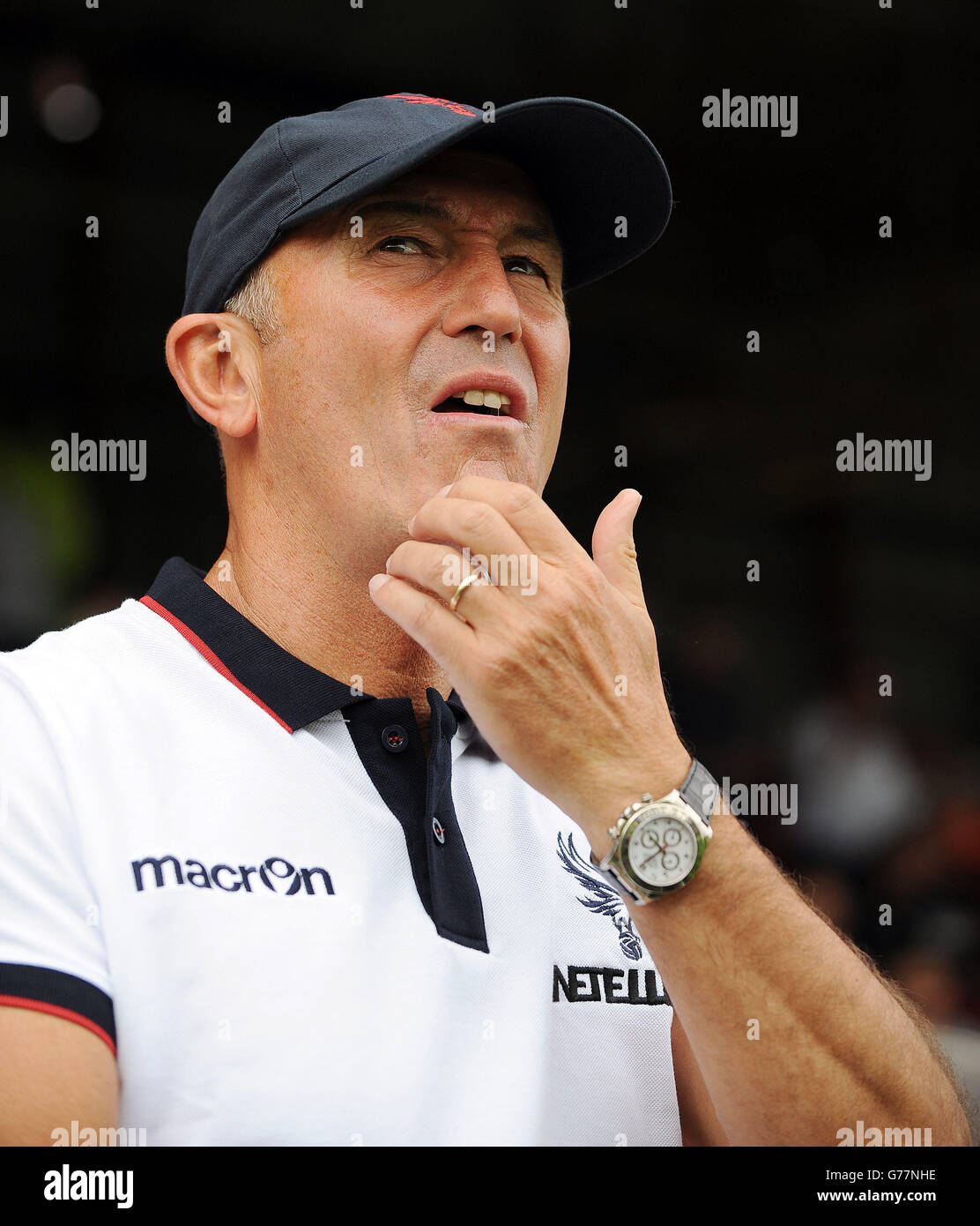 Crystal Palace manager Tony Pulis before the start of the Pre-Season ...