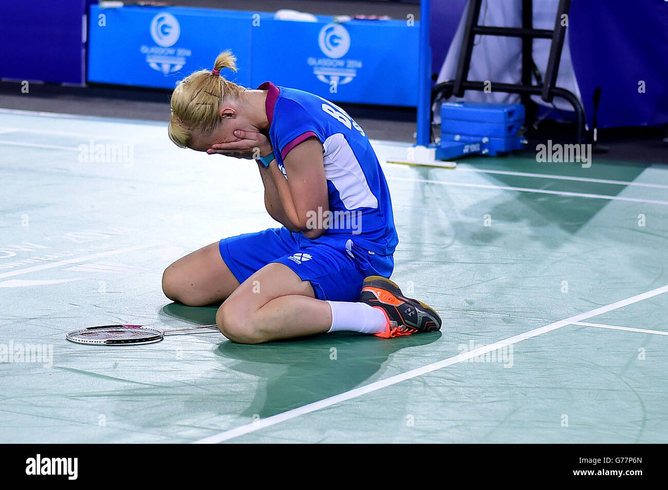 Scotland's Imogen Bankier and Robert Blair celebrate winning their ...